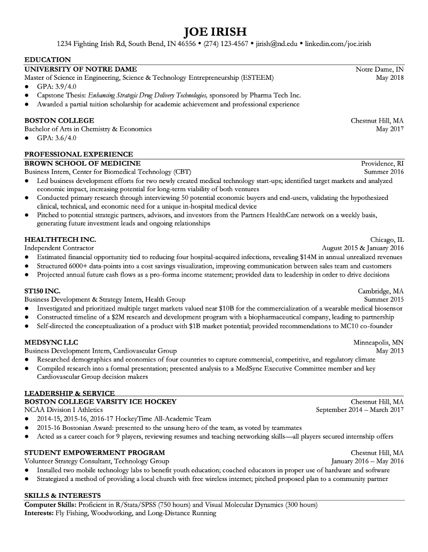 Simple Resume Template - TempaHive