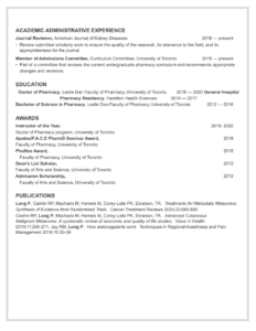 Editable Postdoctoral CV Template Word - TempaHive