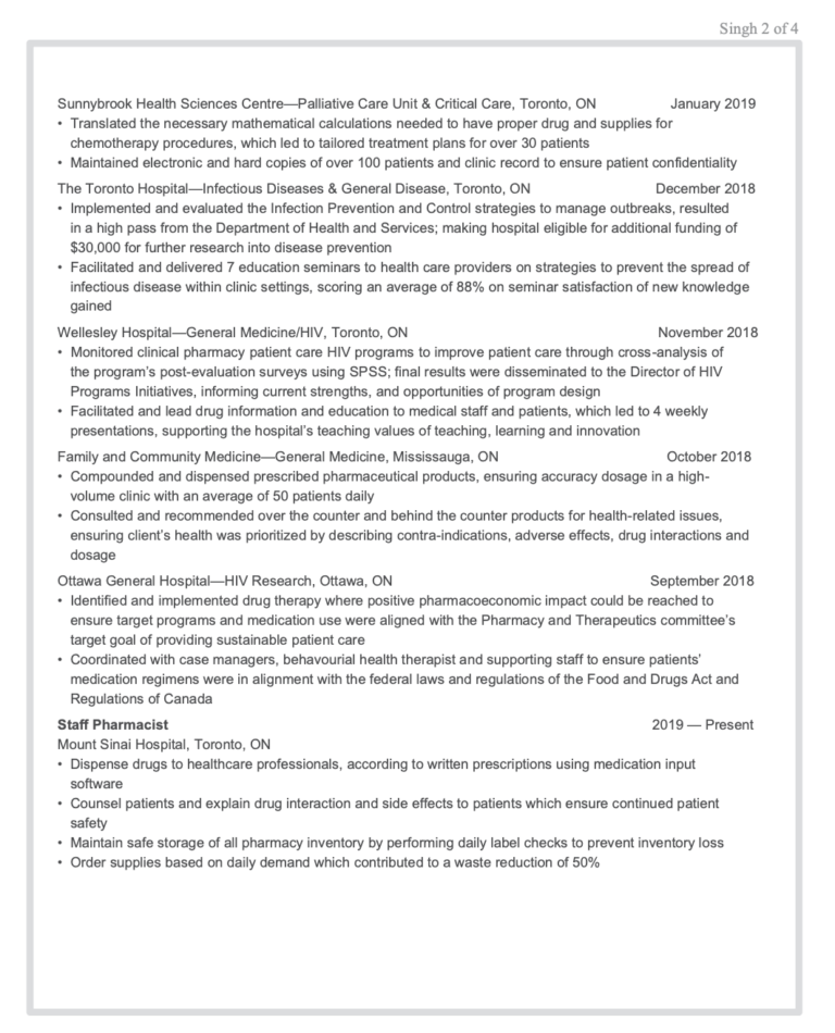 Free Postdoctoral CV Template - Fully Editable in Word - TempaHive