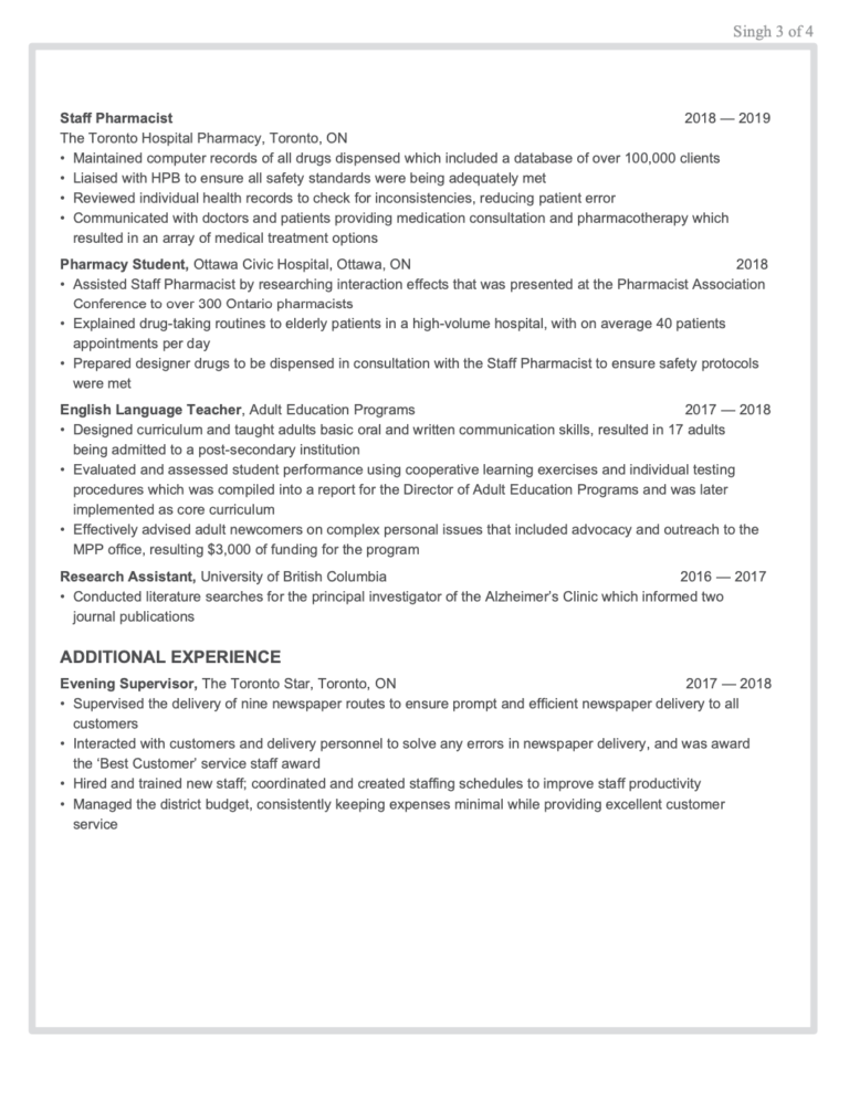 Free Postdoctoral CV Template - Fully Editable in Word - TempaHive